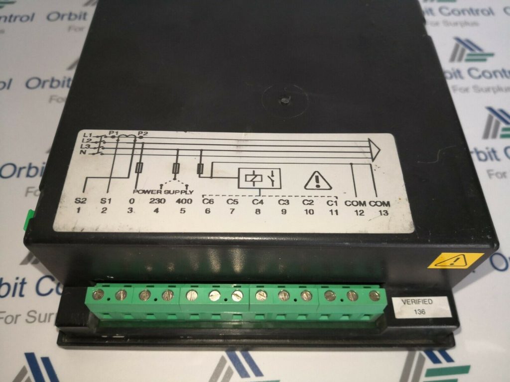 Circutor Computer 6E-6 Power Factor Regulator 230400VAC - 6A - Orbit ...