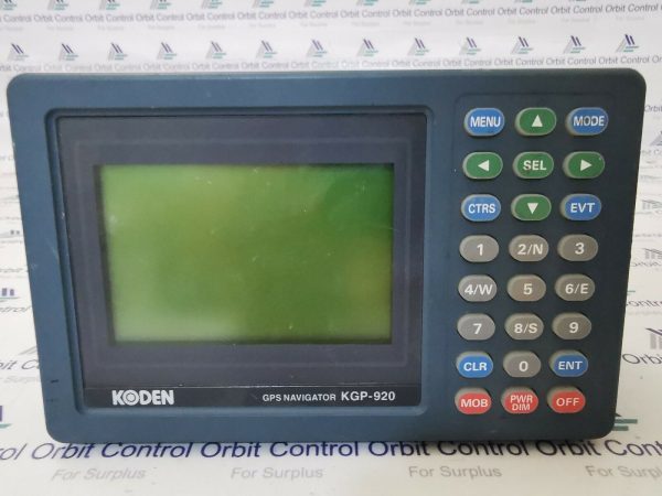 Koden KGP-920 GPS Navigator 92003073 (FOR PARTS) - Orbit Surplus