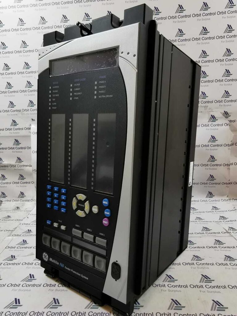 GENERAL ELECTRIC F60 FEEDER MANAGEMENT RELAY F60N03VLLF8MH6BMXXR7J NEW ...