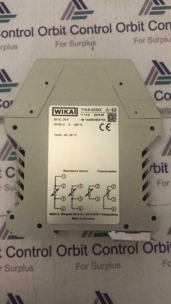 WIKA T15R-ZZZZZ, V 1.0.8 RTD mA transmitter /New – Open box - Orbit Surplus