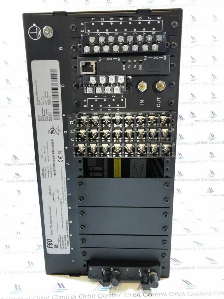 GENERAL ELECTRIC F60 FEEDER MANAGEMENT RELAY F60N03VLLF8MH6BMXXR7J NEW ...