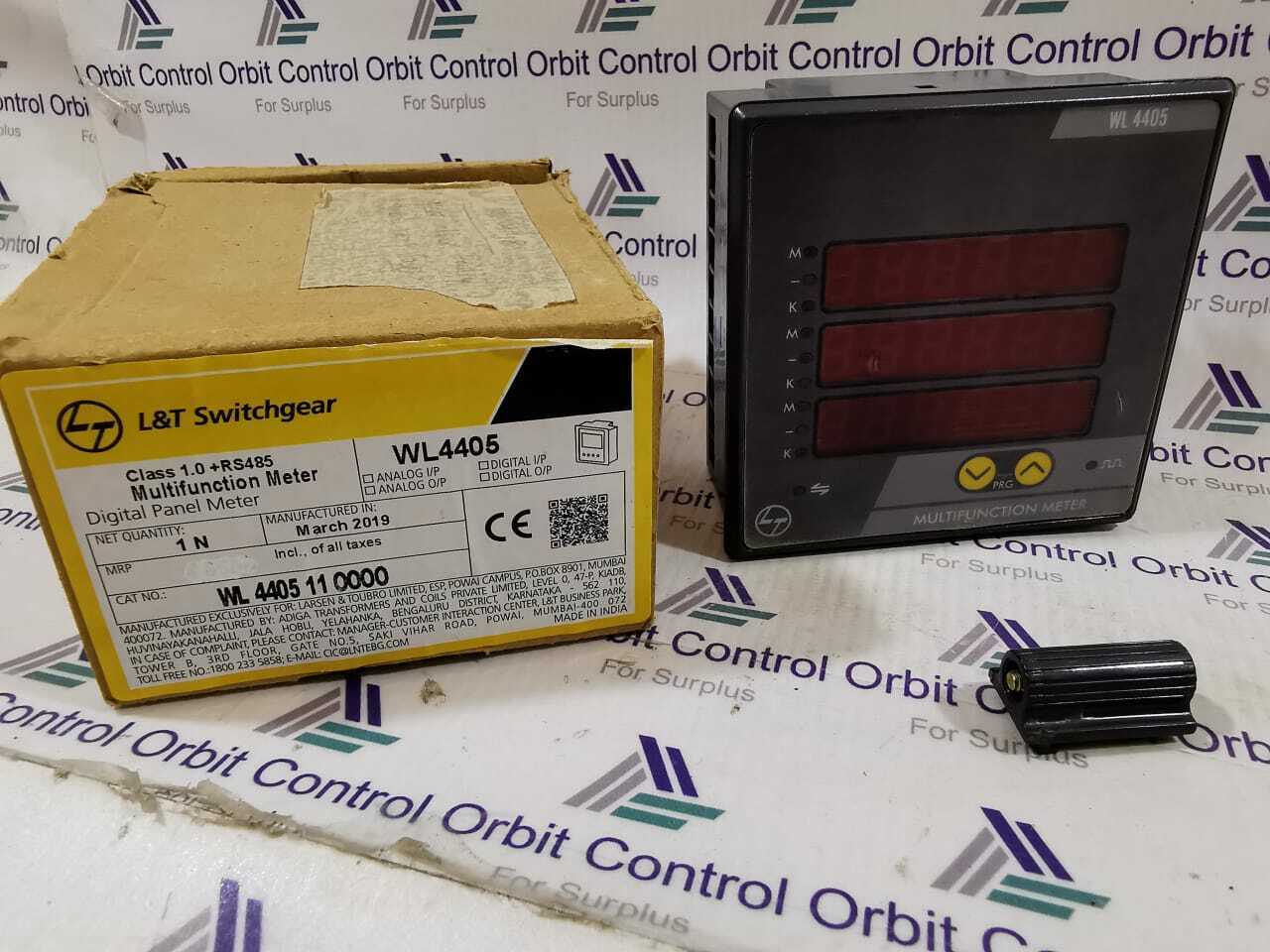 NEW L&T Switchgear WL4405 Class 1.0+RS485 Multifunction Meter WL 4405 ...