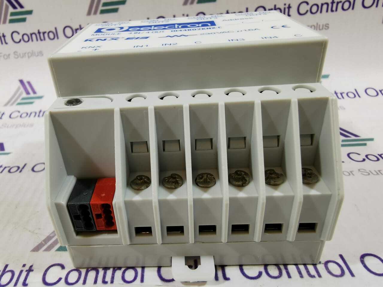 NEW EeLECTRON IO44B02KNX-C 4in-4out UNIVERSAL RELAY MODULE - Orbit Surplus