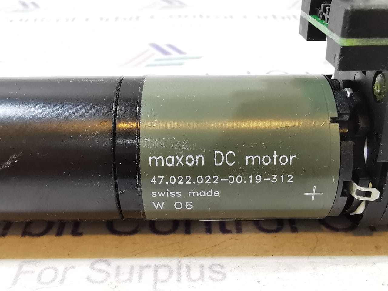NEW MAXON DC MOTOR 47.022.022-00.19-312 SWISS MADE - Orbit Surplus