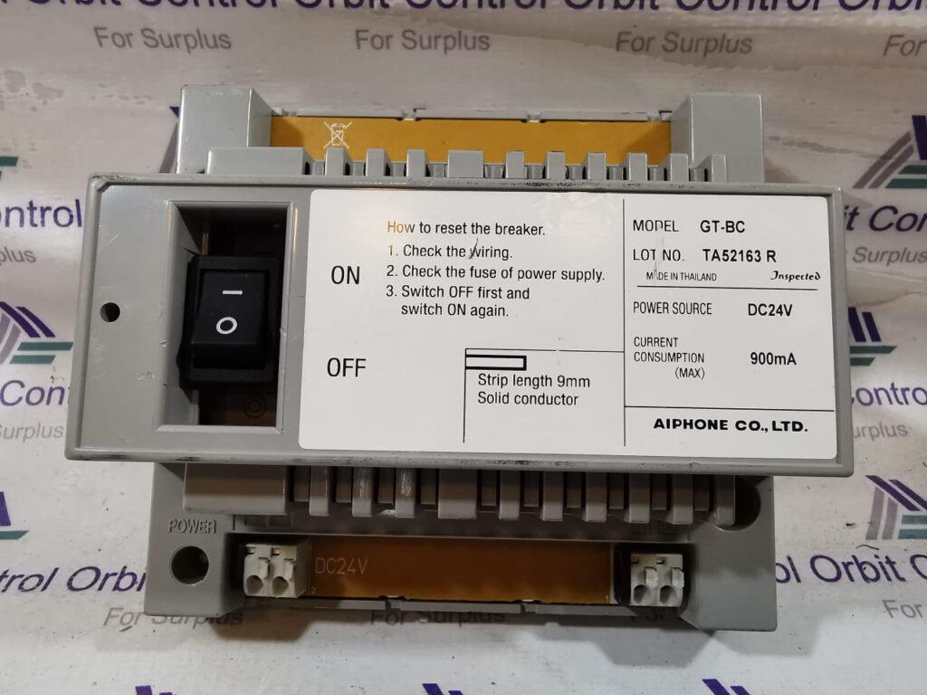 USED AIPHONE GT-BC Series Audio Bus Control Unit - Orbit Surplus