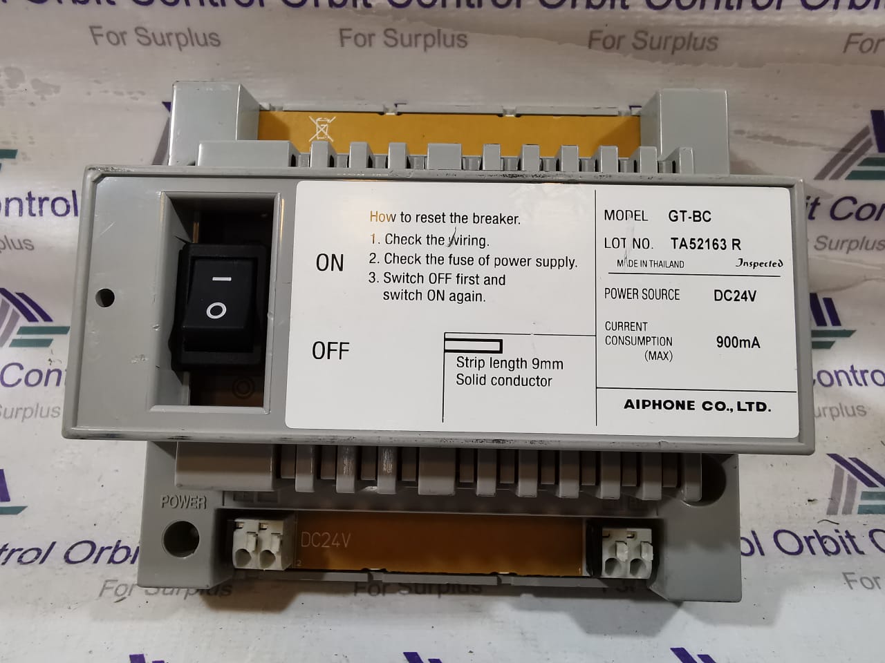 USED AIPHONE GT-BC Series Audio Bus Control Unit - Orbit Surplus