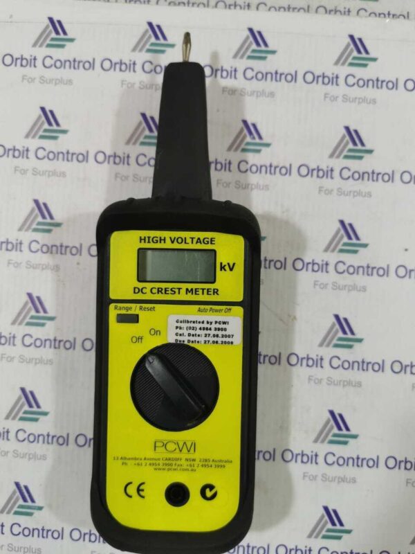 USED PCWI HIGH VOLTAGE DC CREST METER - Orbit Surplus