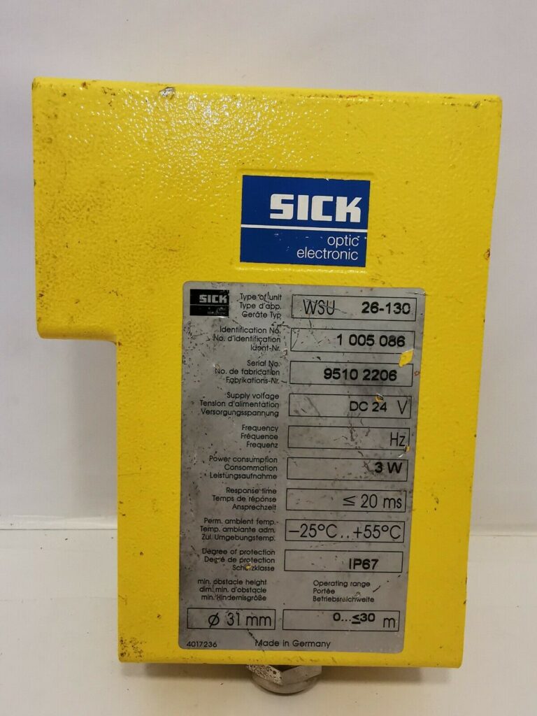 USED SICK OPTIC ELECTRONIC WSU 26-130 - Orbit Surplus