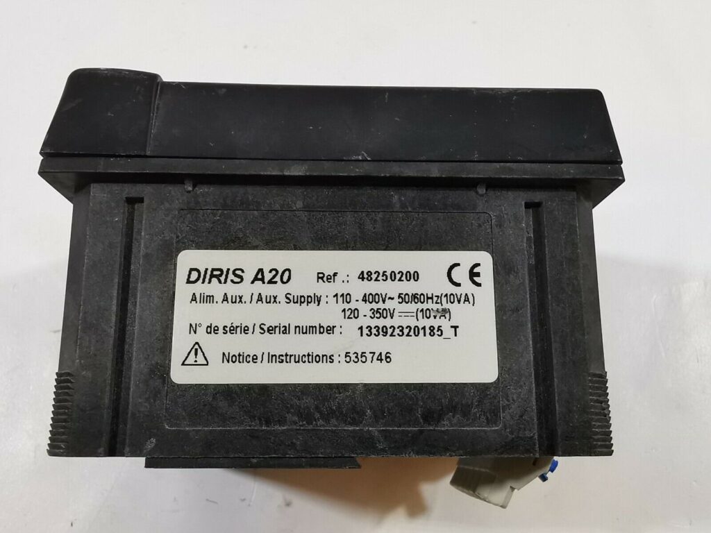 USED SOCOMEC DIRIS A20 POWER METER DIRIS A 20 - Orbit Surplus