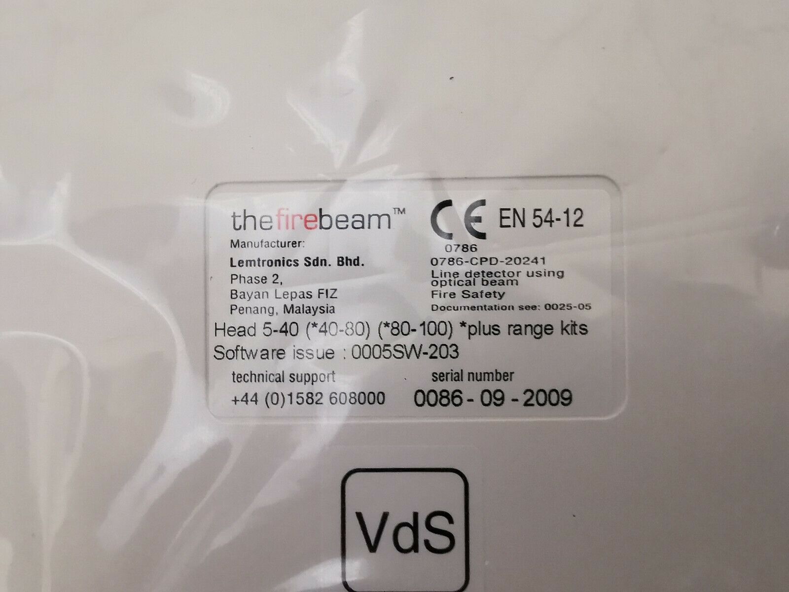 New thefirebeam EN 54-12 Protection System - Orbit Surplus