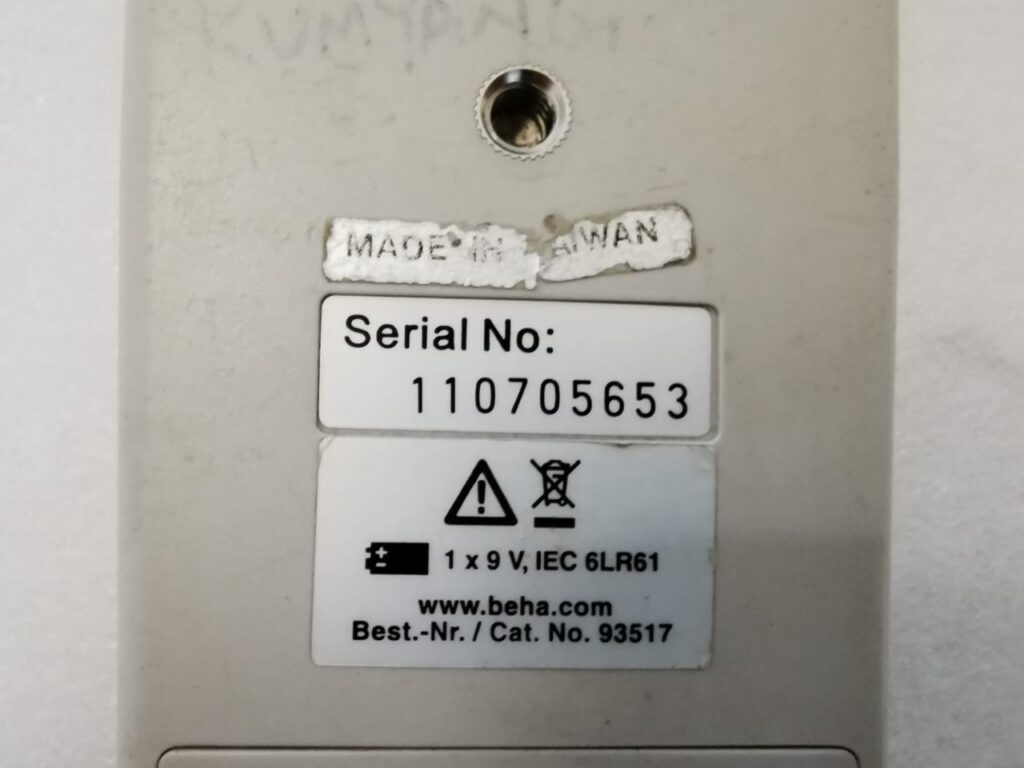 USED BEHA UNITEST 93517 Sound Level Meter - Orbit Surplus