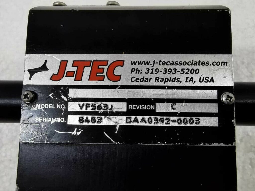 USED J-TEC FLOW VF563J-DAA0392-0003 - Orbit Surplus