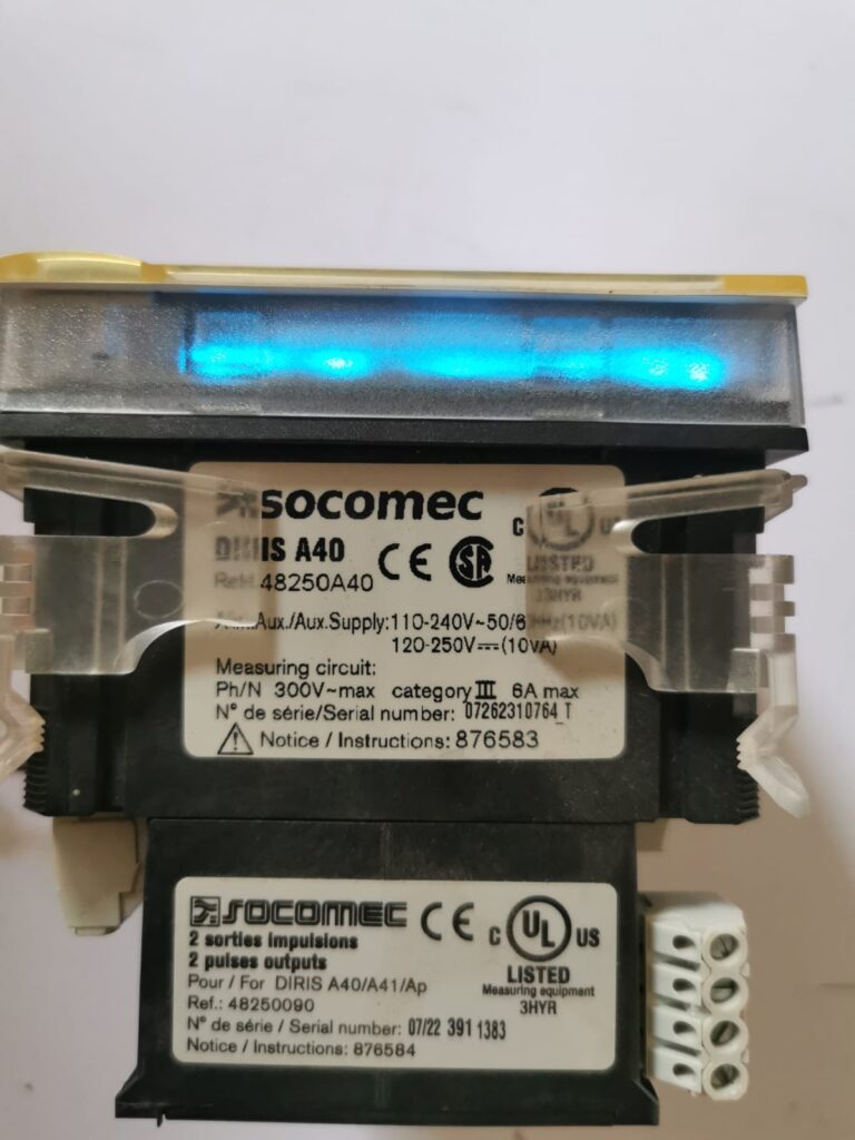 Used SOCOMEC DIRIS A40 Multi-Functional Panel – Orbit Surplus