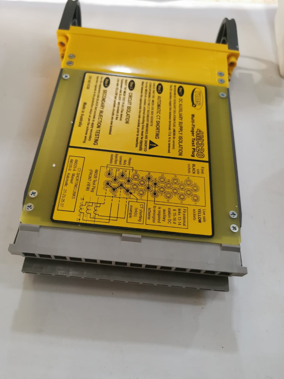 NEW RMS 4M320K4 BA TEST BLOCK SYSTEM 4M320-BA - Orbit Surplus