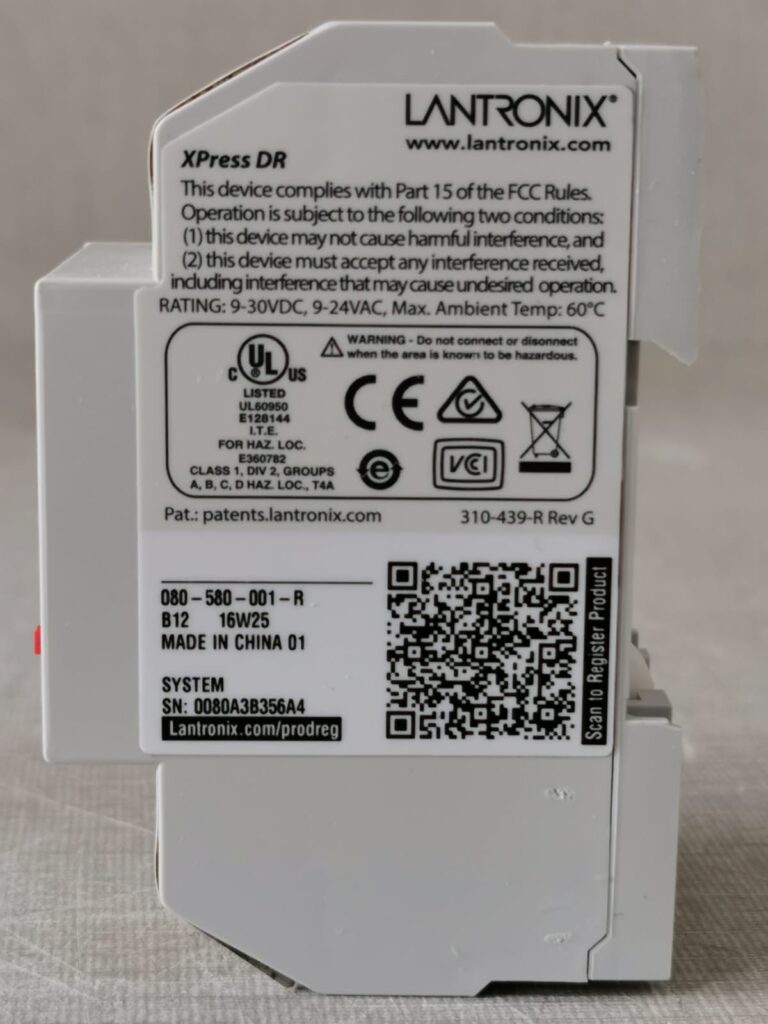 LANTRONIX XPress DR NETWORK MODULE 080-580-001-R - Seller Refurbished ...