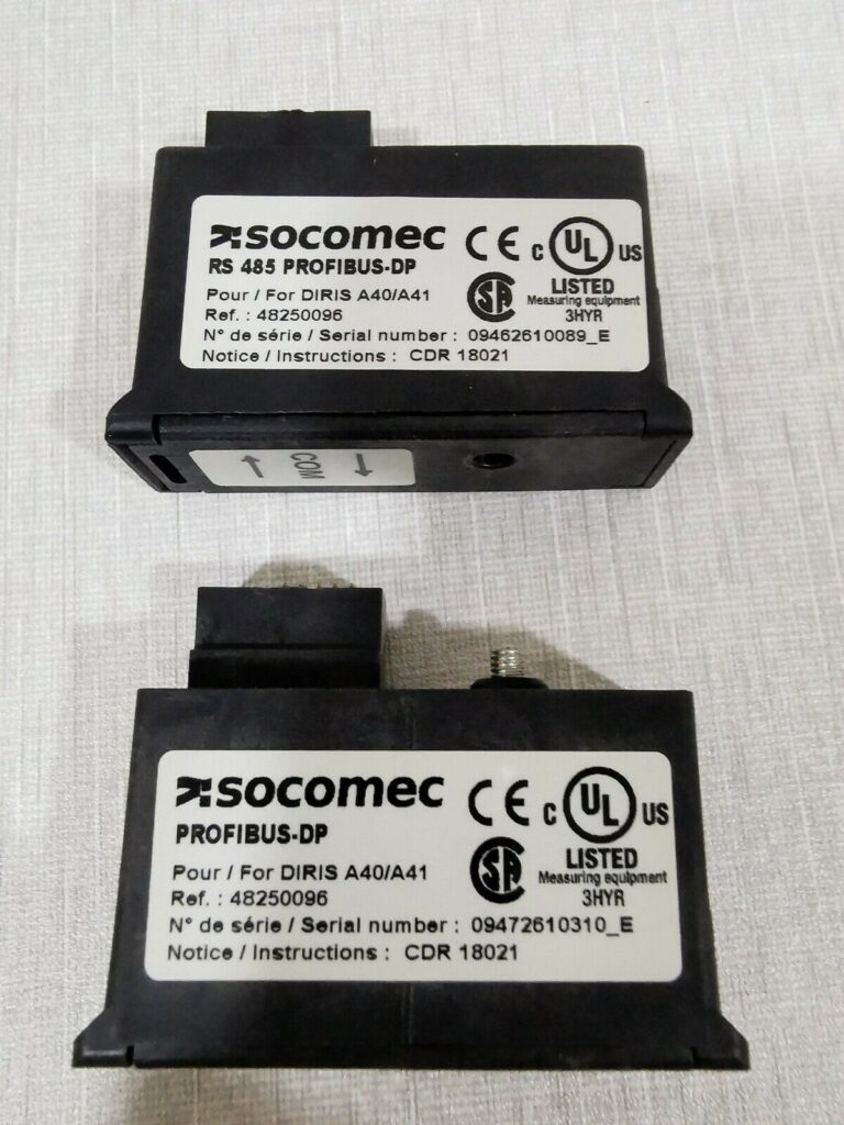 NEW SOCOMEC RS 485 PROFIBUS-DP DIRIS A40/A41 - Orbit Surplus