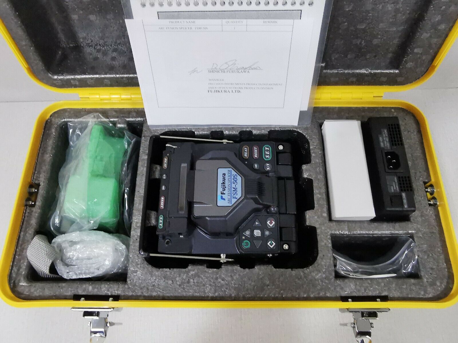 NEW Fujikura FSM-50S ARC FUSION SPLICER - Orbit Surplus