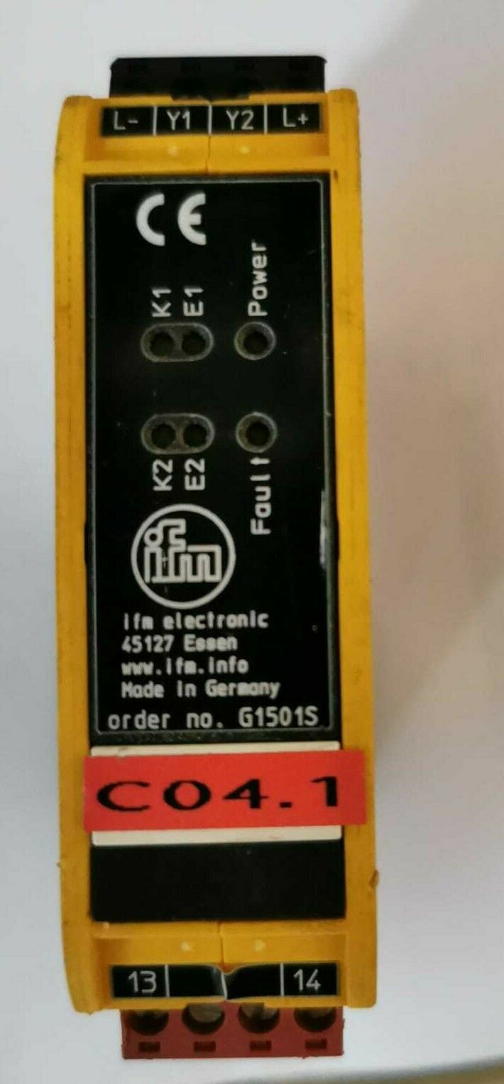 USED IFM G1501S Safety Relay - Orbit Surplus