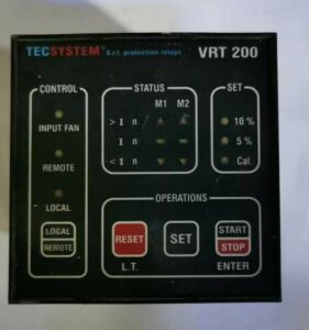 USED TECSYSTEM VRT 200 PROTECTION RELAY - Orbit Surplus