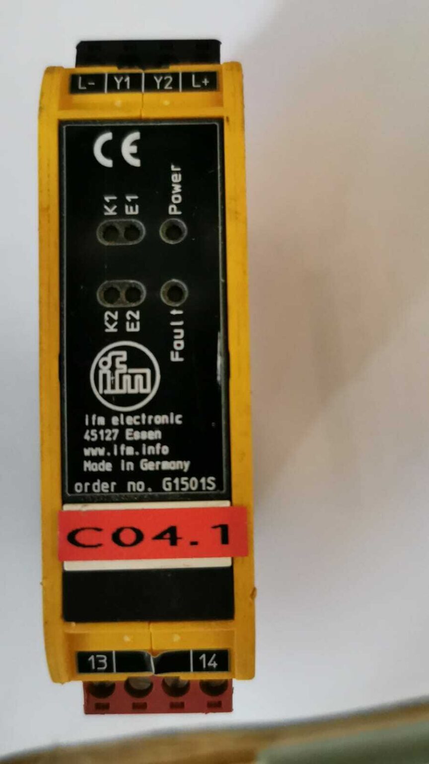 USED IFM G1501S Safety Relay - Orbit Surplus
