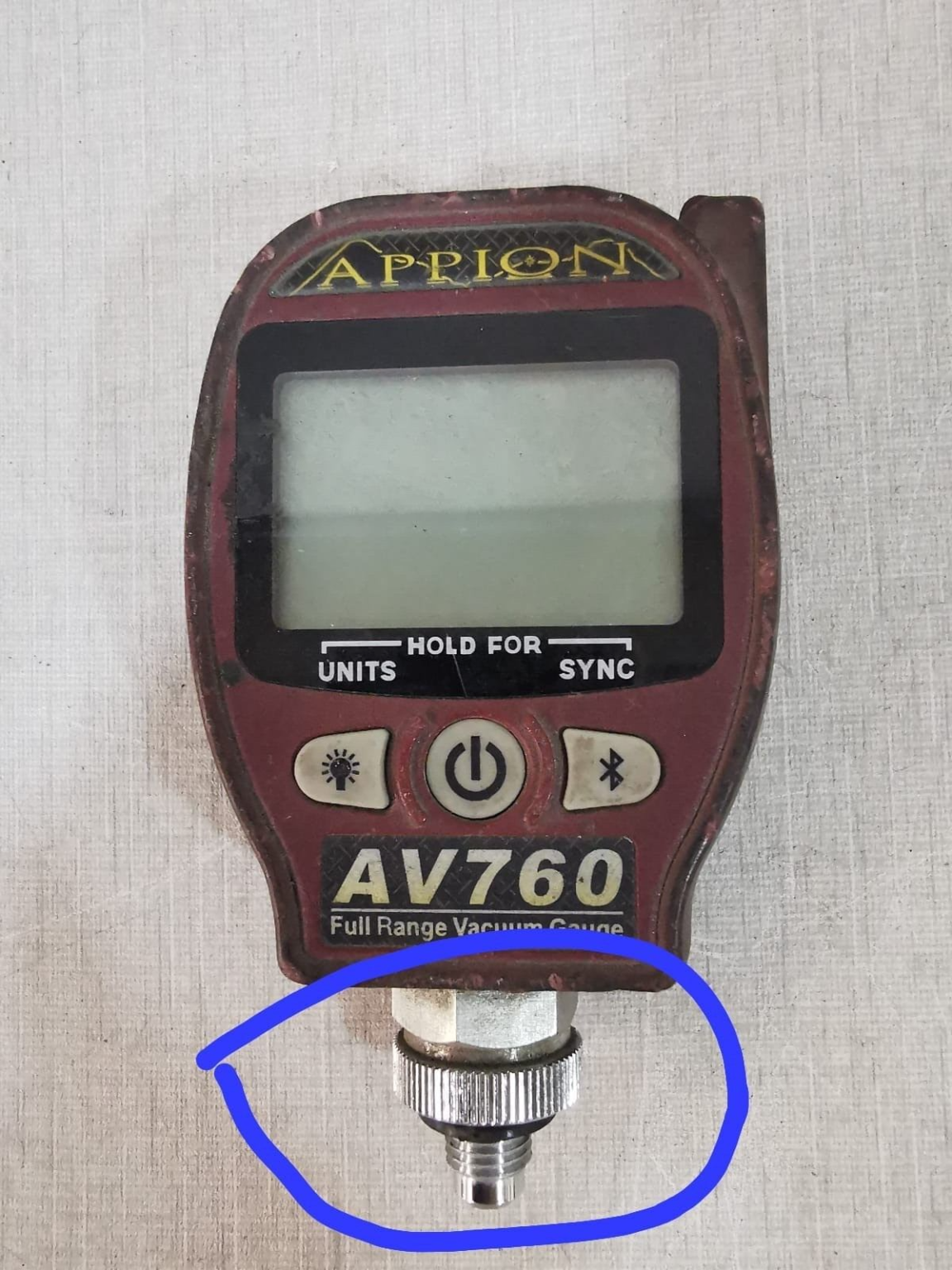 USED APPION AV760 Full Range Vacuum Gauge Without Cover Down - Orbit ...