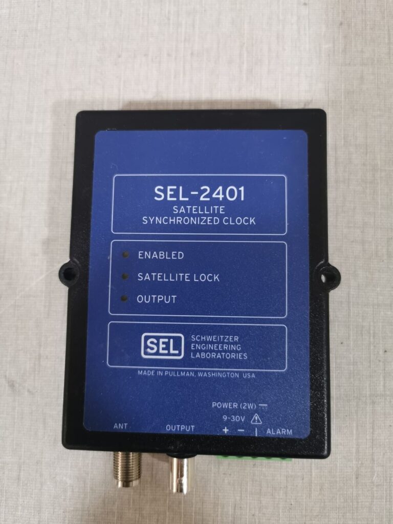 USED SEL-2401 SATELLITE SYNCHRONIZED CLOCK 24010XXX0 - Orbit Surplus