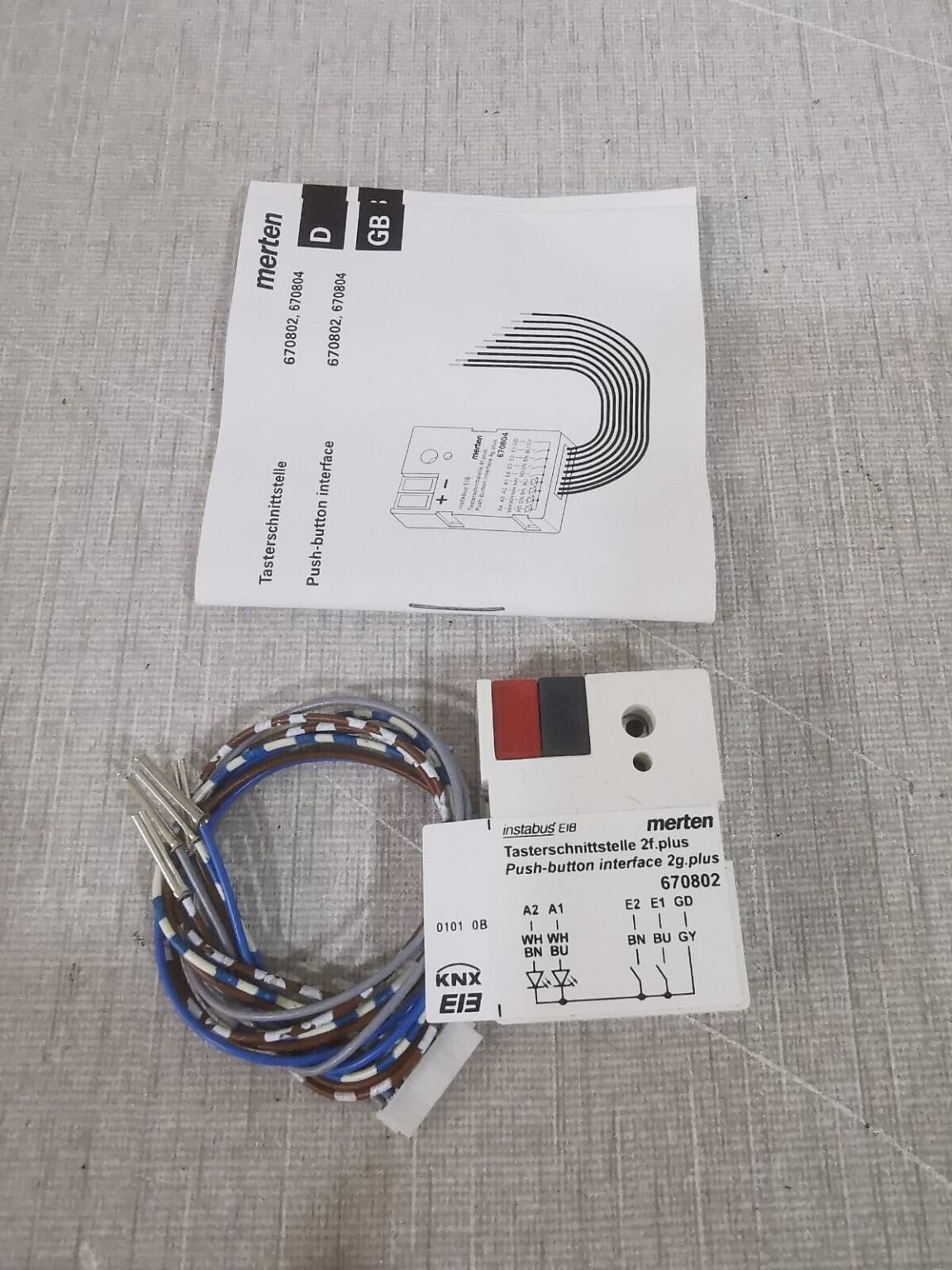 NEW MERTEN 670802 Test Sensor KNX - Orbit Surplus