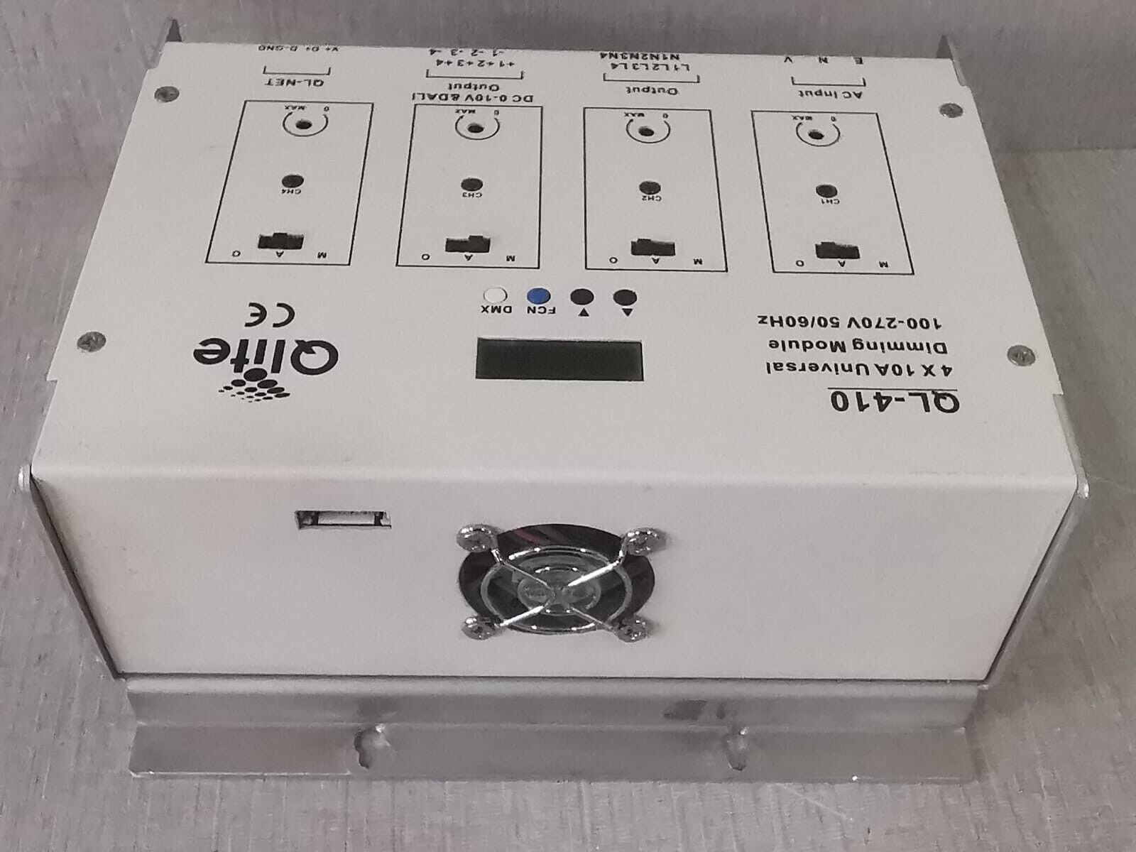 USED Qlite QL-410 4x10A Universal Dimming Module - Orbit Surplus
