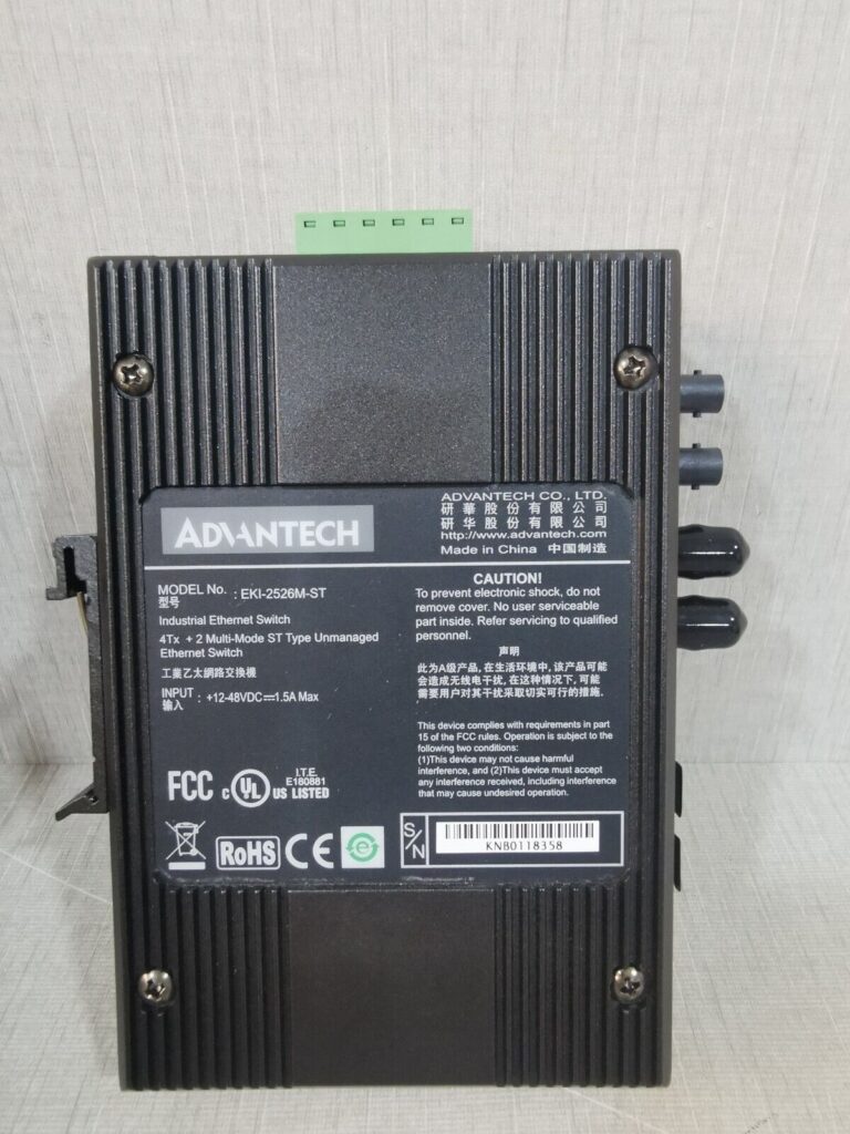 ADVANTECH EKI-2526M-ST INDUSTRIAL ETHERNET SWITCH - WITH FILTHY BOX ...