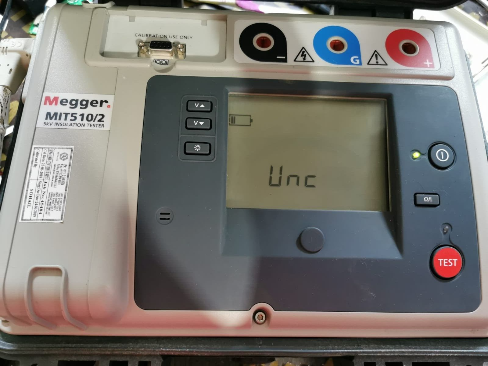 Used Megger® Ducter D7001 Digital Low Resistance Ohmeter - Orbit Surplus