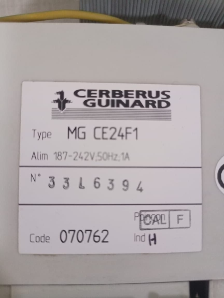 USED CERBERUS GUINARD MG CE24F1 Fire Safety - Orbit Surplus