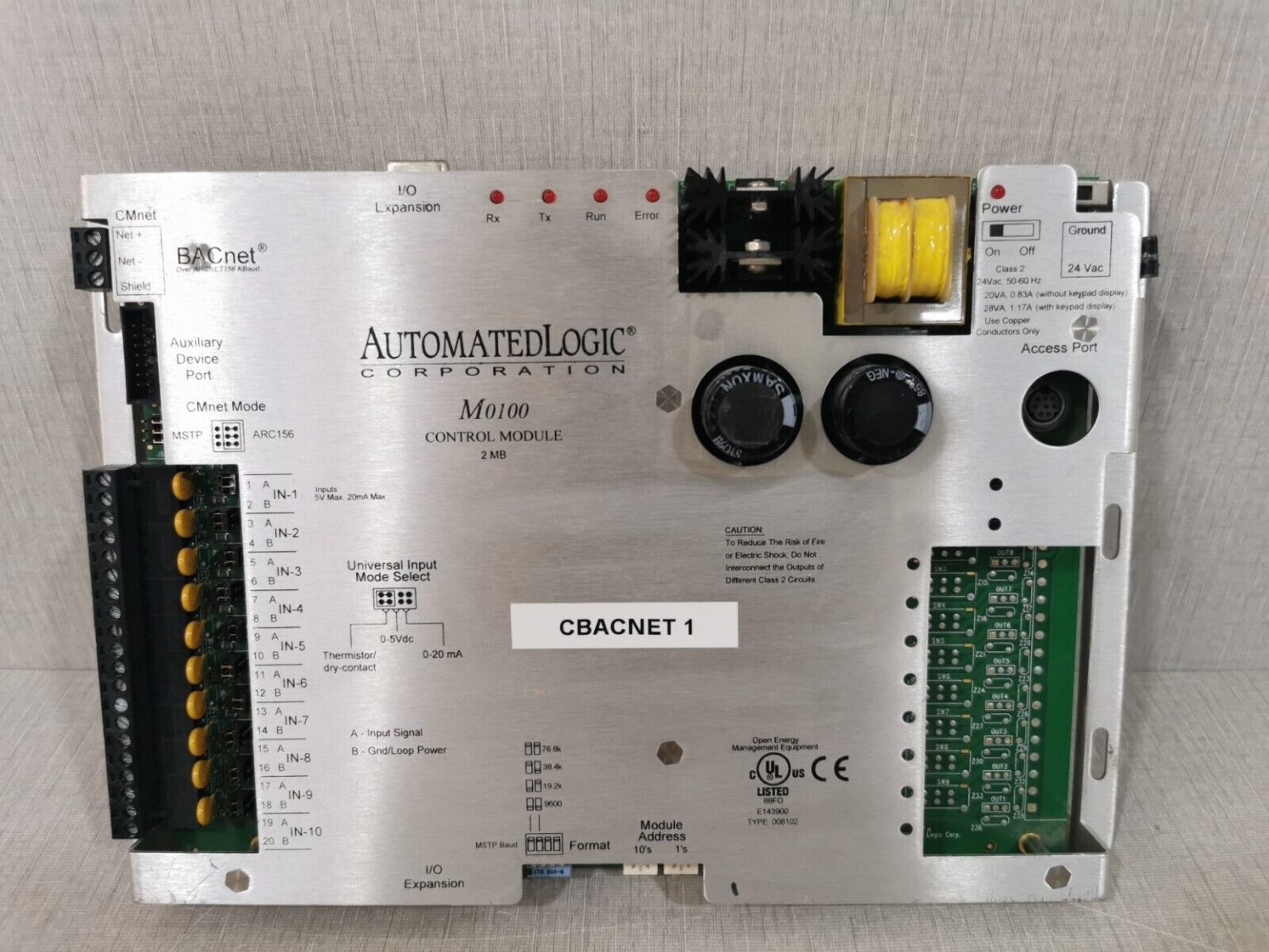 USED BACnet M0100 Control Module AutomatedLogic - Orbit Surplus