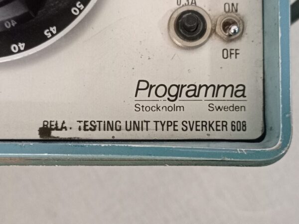 USED Programma Relay Testing Unit Type Sverker 608 - Orbit Surplus