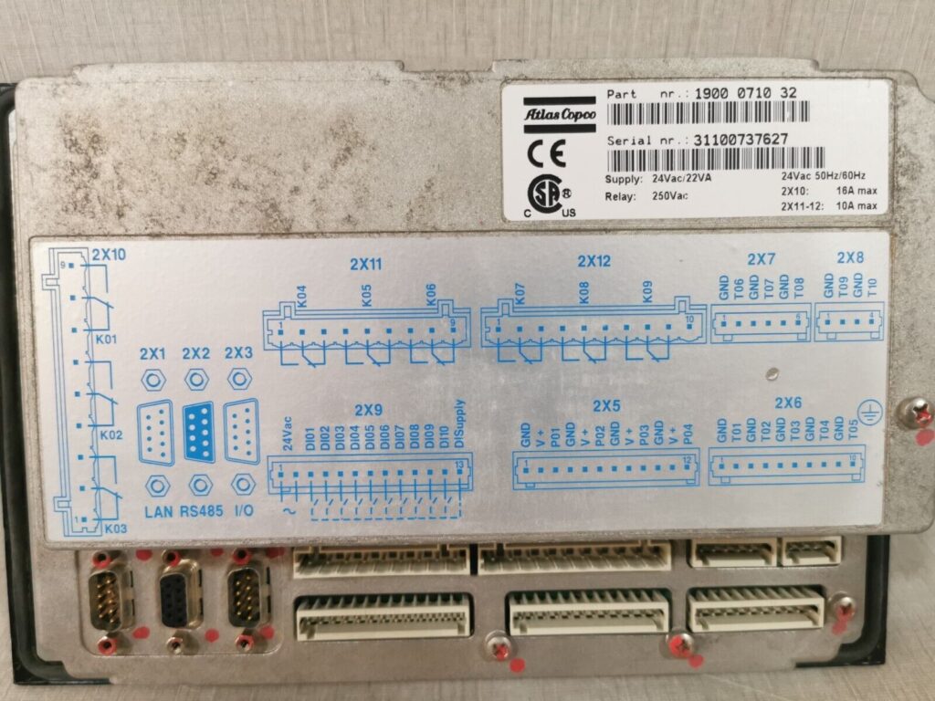 ELEKTRONIKON 1900 0710 32 COMPRESSOR CONTROLLER PANEL - Orbit Surplus