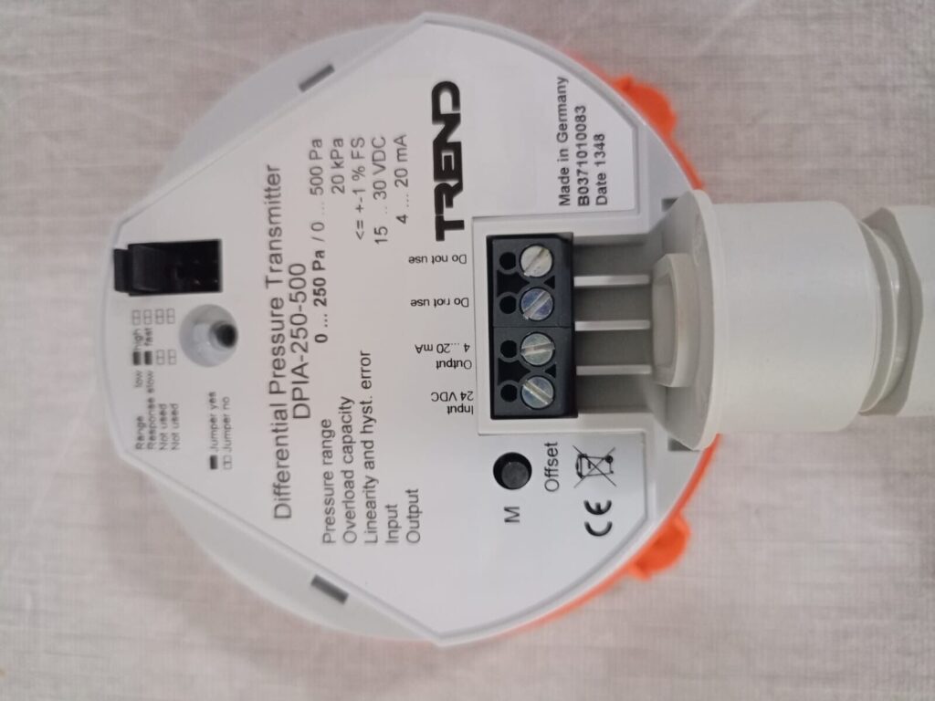 NEW TREND DPIA-250-500 Differential Pressure Transmitter - Orbit Surplus