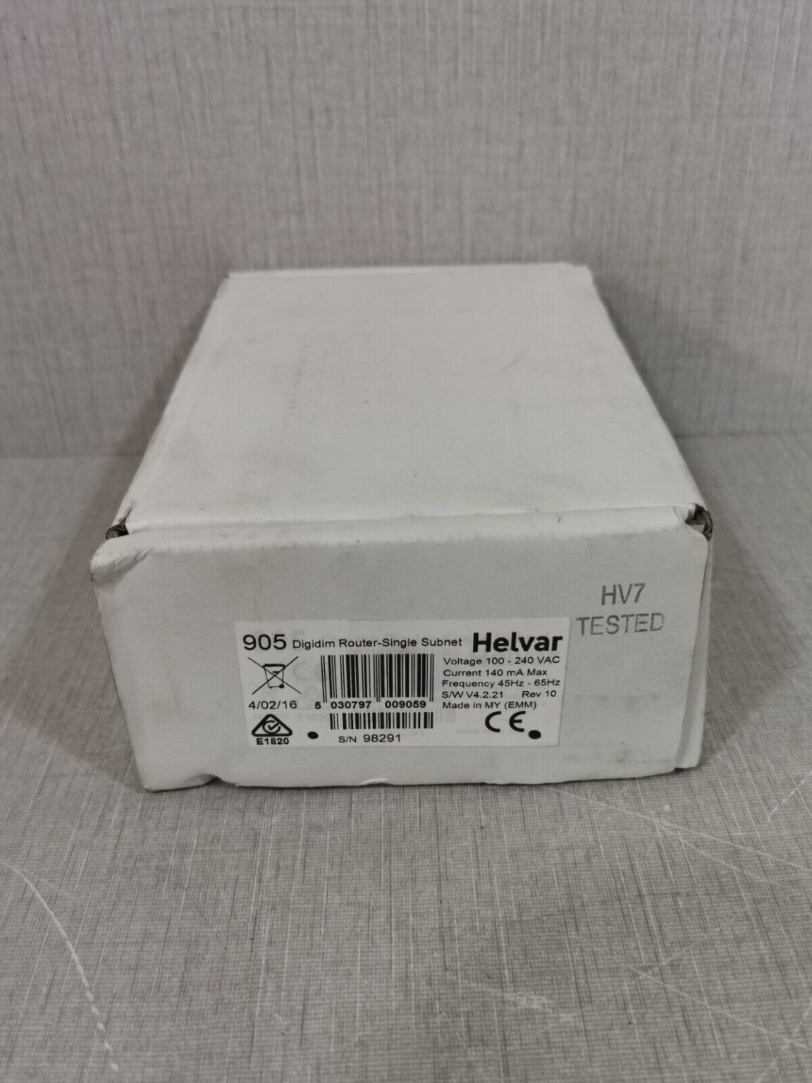 HELVAR 905 DIGIDIM ROUTER-SINGLE SUBNET- NEW OPEN BOX - Orbit Surplus