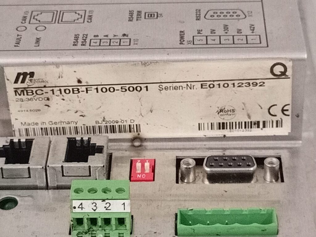 USED Magnetic AutoControl MBC-110B-F100-5001 Controller - Orbit Surplus