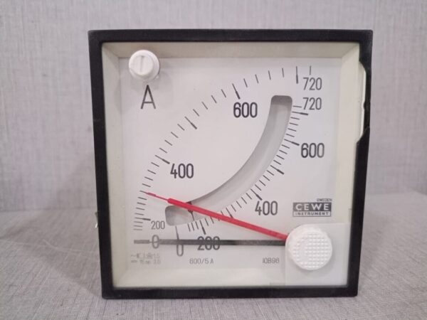 New CEWE IQB96 Ammeter Meter Analog IQB96 5A 11518875/ - New – Open box ...