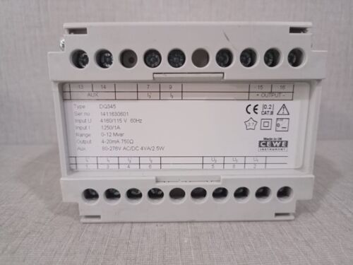 Used CEWE DQ345 Power Transducer - Orbit Surplus