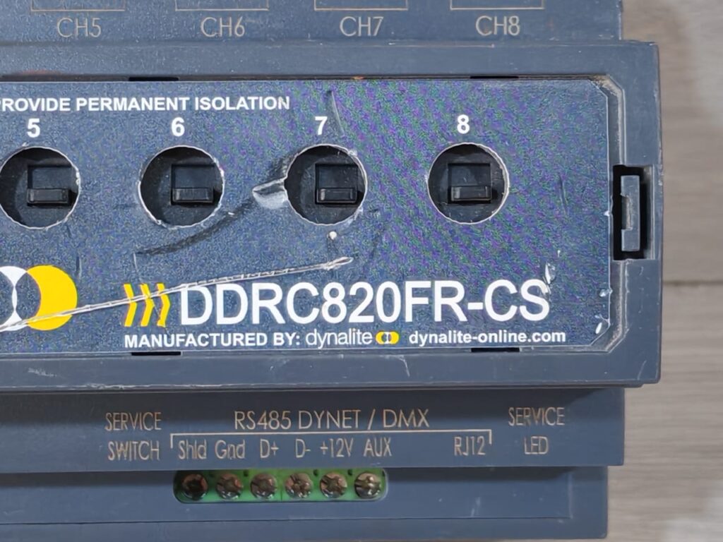 Used Dynalite DDRC820FR-CS Relay Controller-TRIED & TESTED - Orbit Surplus