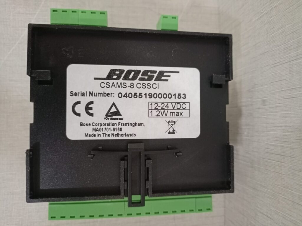 New BOSE CS-AMS8 Serial Code Interface / CSAMS-8 CSSCI 12-24vdc 1.2w ...