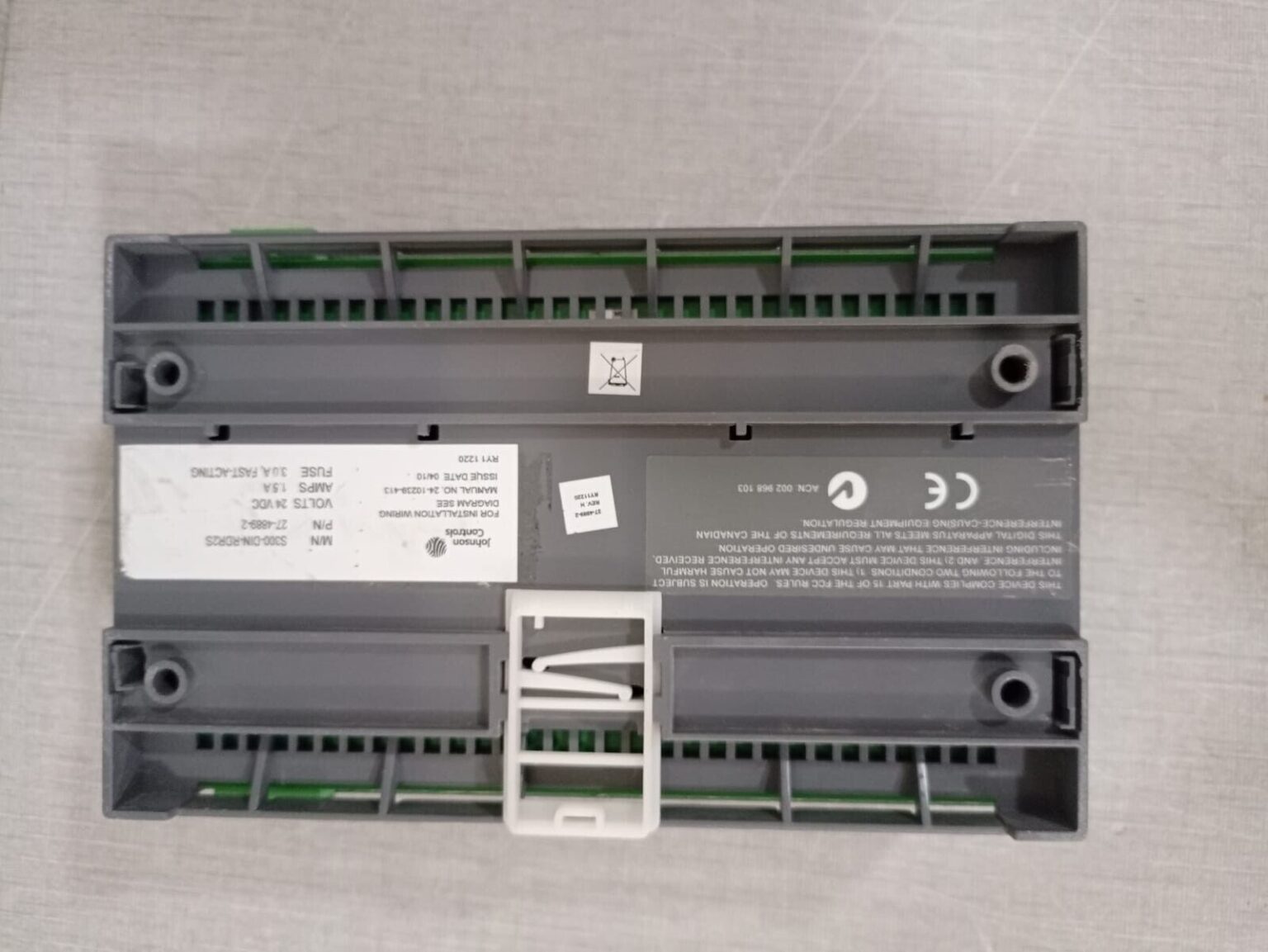 Used Johnson Controls Cardkey RDR2S S300-DIN-RDR2S Door Interface ...