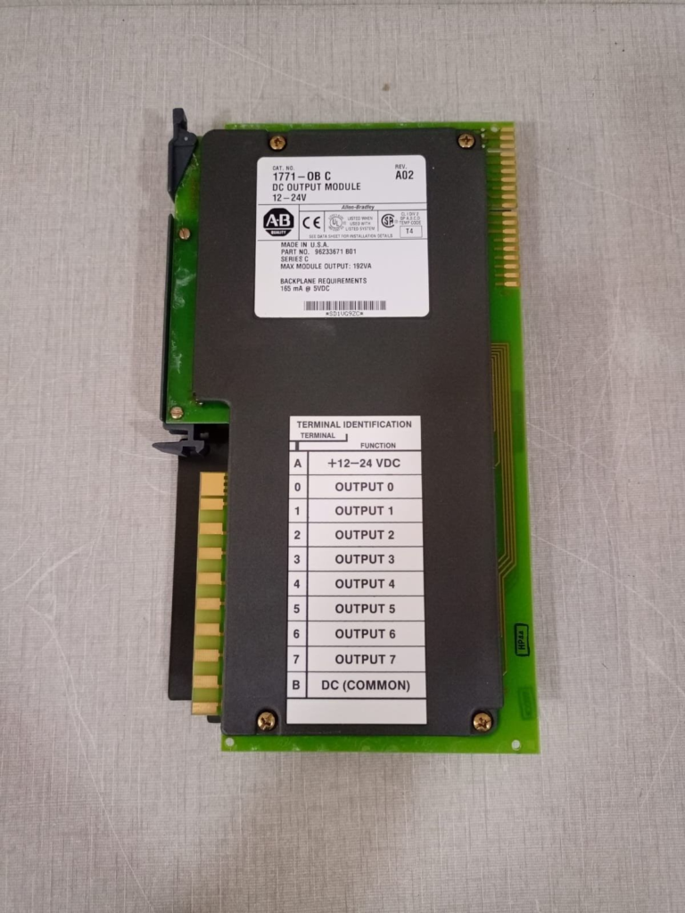 Used Allen Bradley 1771-OB/C DC Output Module | Ser C | Rev A02 | 12 ...