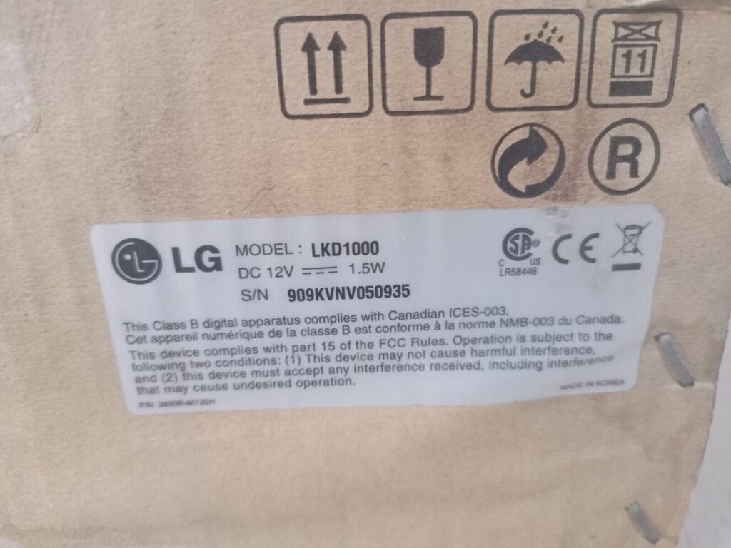 LG LKD1000 Dynamic Controller-NEW WITH DAMAGED BOX - Orbit Surplus