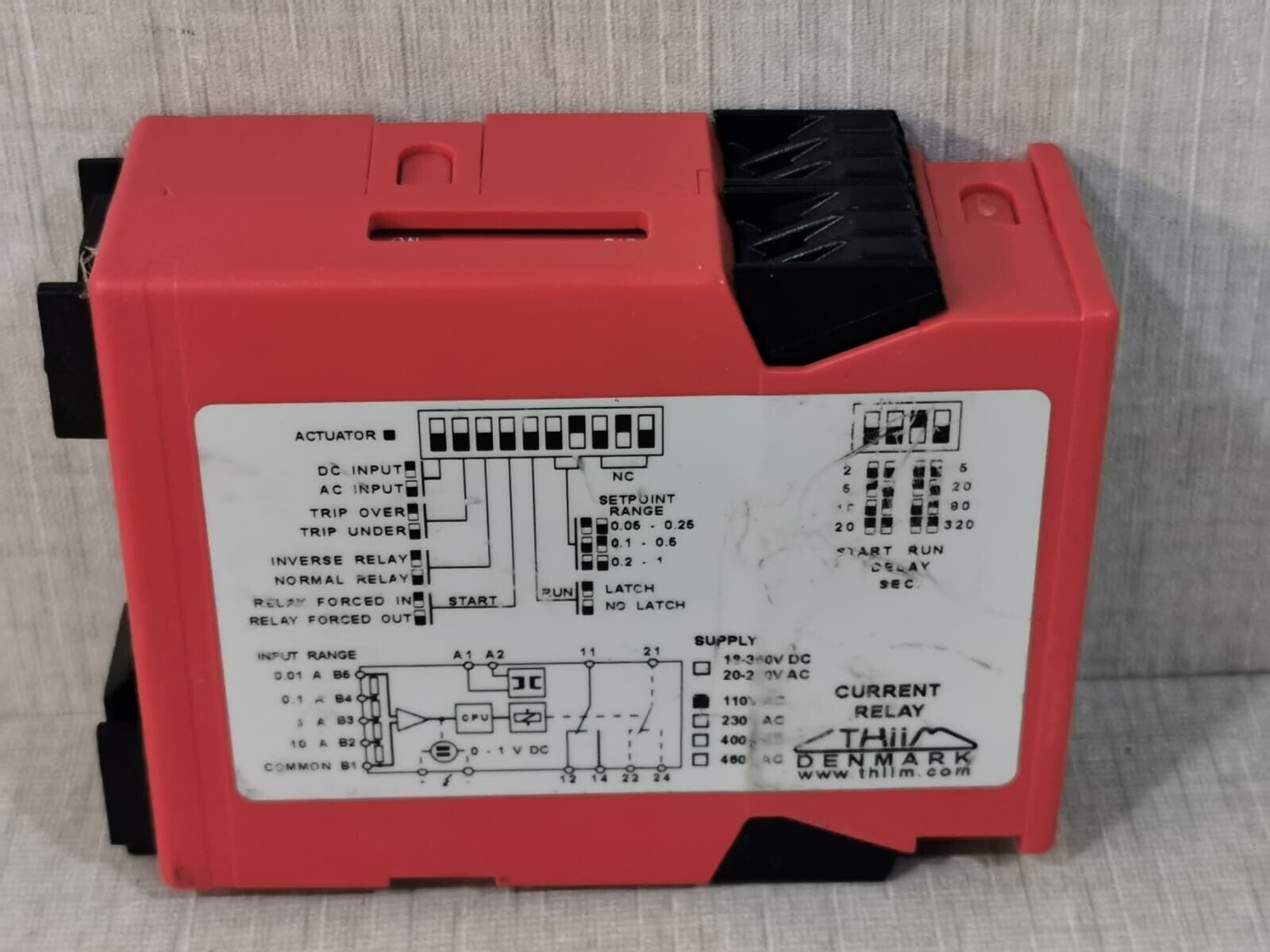 USED Thiim IMCA B110 DA3C Multifunction Current Measuring Relay - Orbit ...