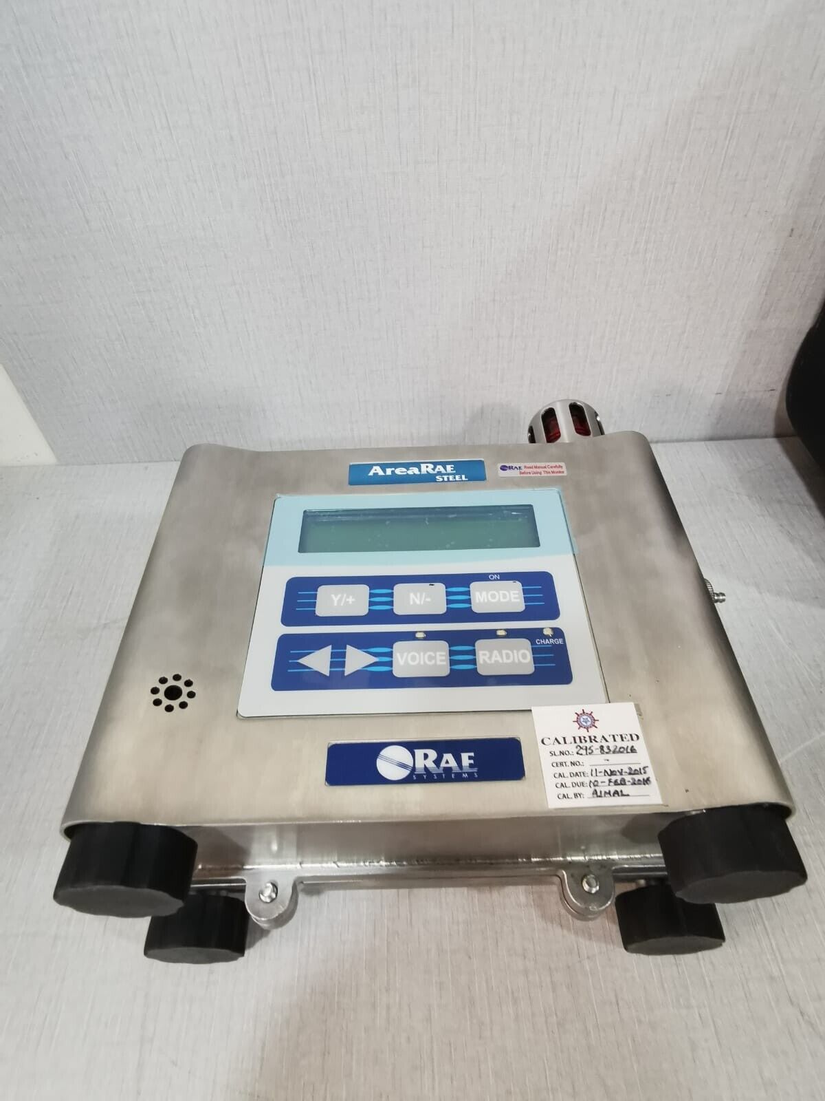 USED AreaRAE Wireless Multi-Gas Monitor PGM-5520 by RAE Systems - Orbit ...