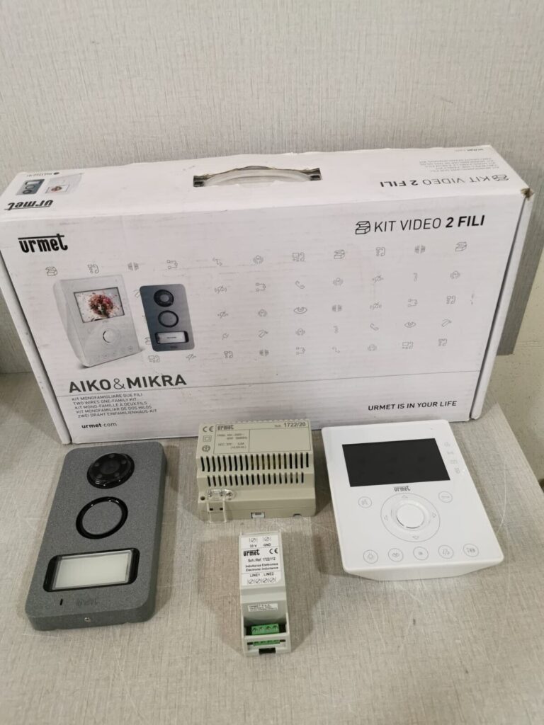 Urmet 1722/81-82 Two Wires One-Family Kit Video Door Phone System ...