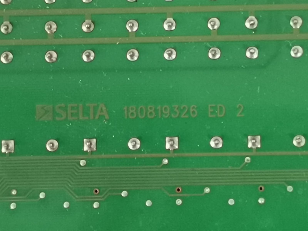 USED SELTA 180819326 ED 2 P/N 310072004-A0#01 S/N 201001498054 Mother ...