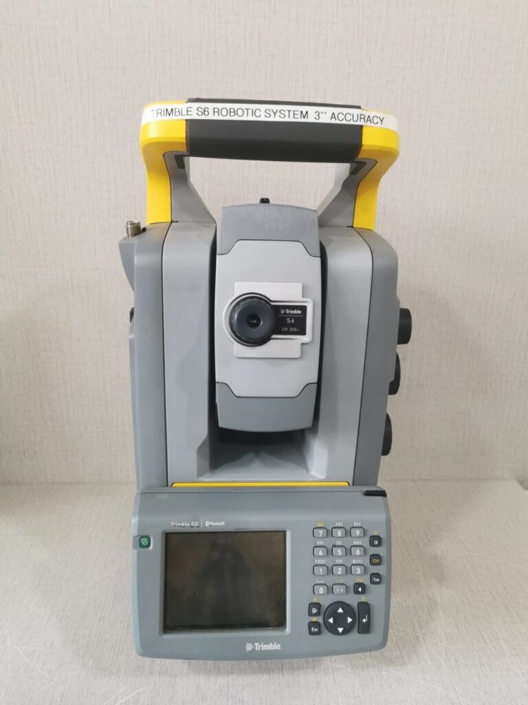 Trimble S6 3" DR 300+ robotic total station / Trimble CU 58050001 ...