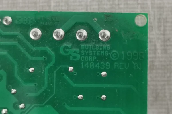 USED 140439 Rev 01 GS Building System Corp. PCB Board - Orbit Surplus